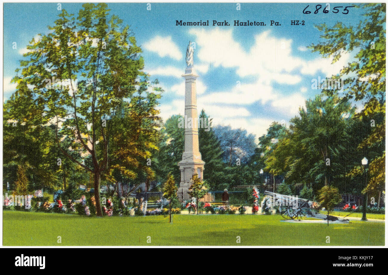 Memorial Park, Hazelton, Pa (68655 Stock Photo - Alamy