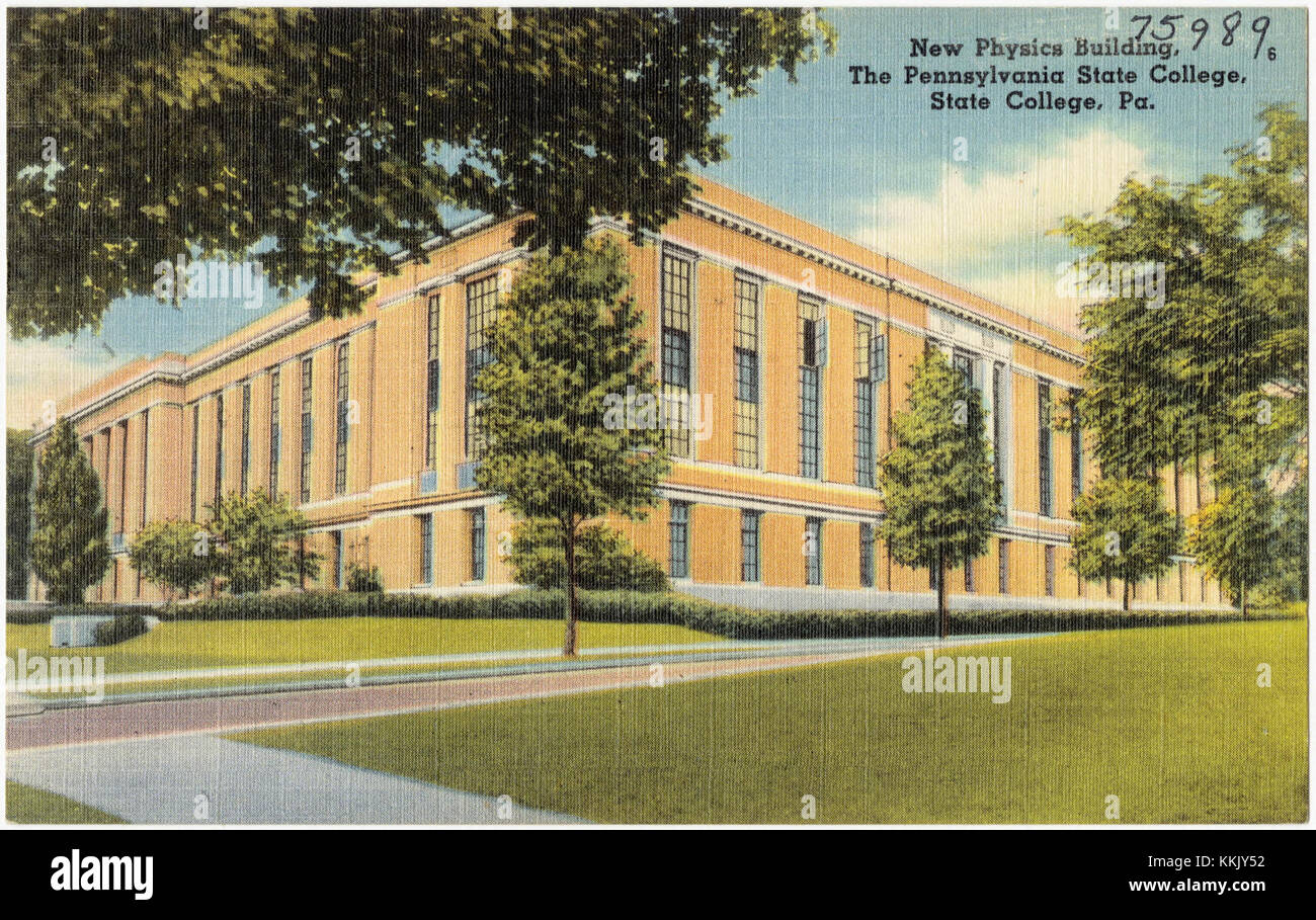 The New Physics Building at The Pennsylvania State College (now Penn ...
