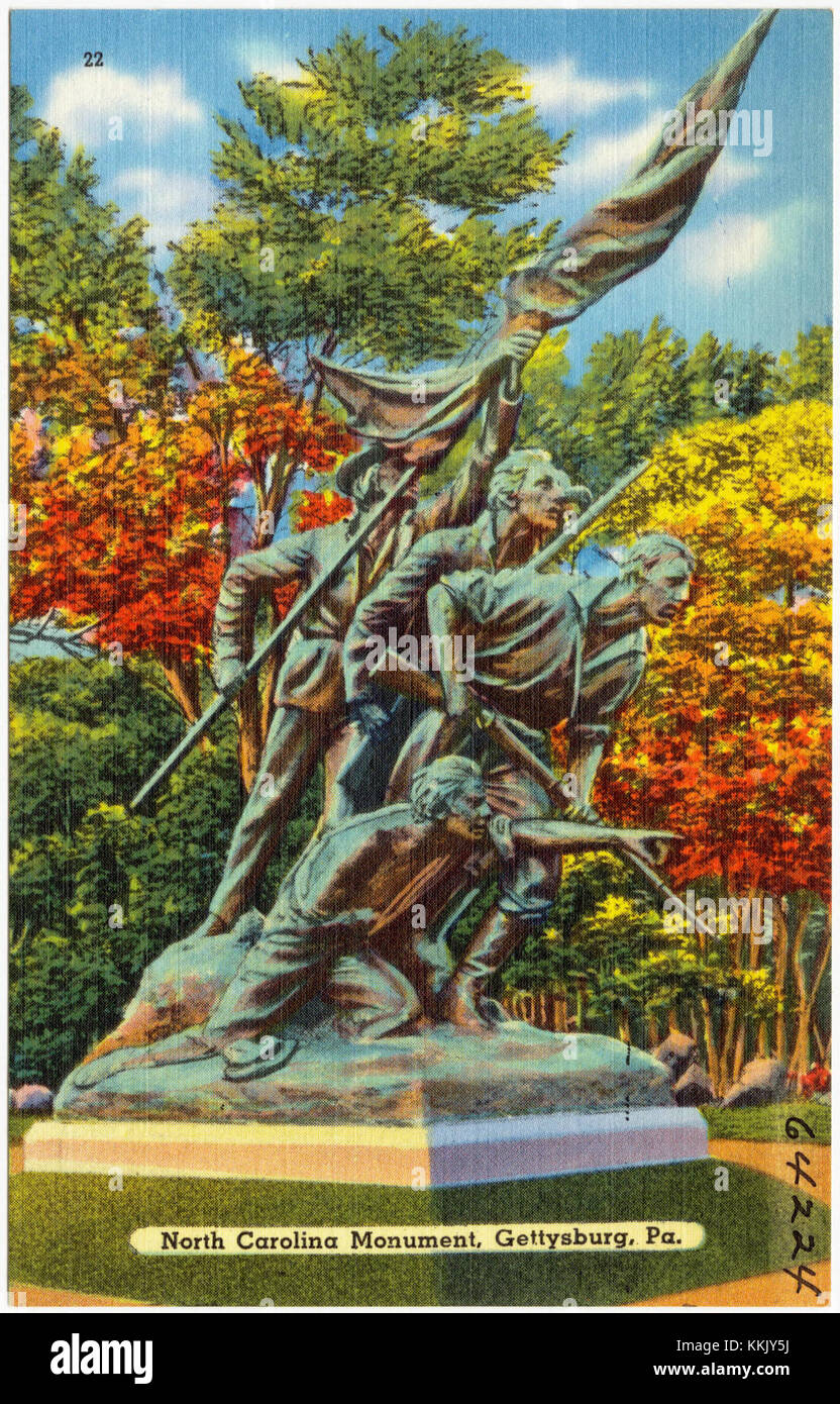 North carolina monument, gettysburg hi-res stock photography and images ...