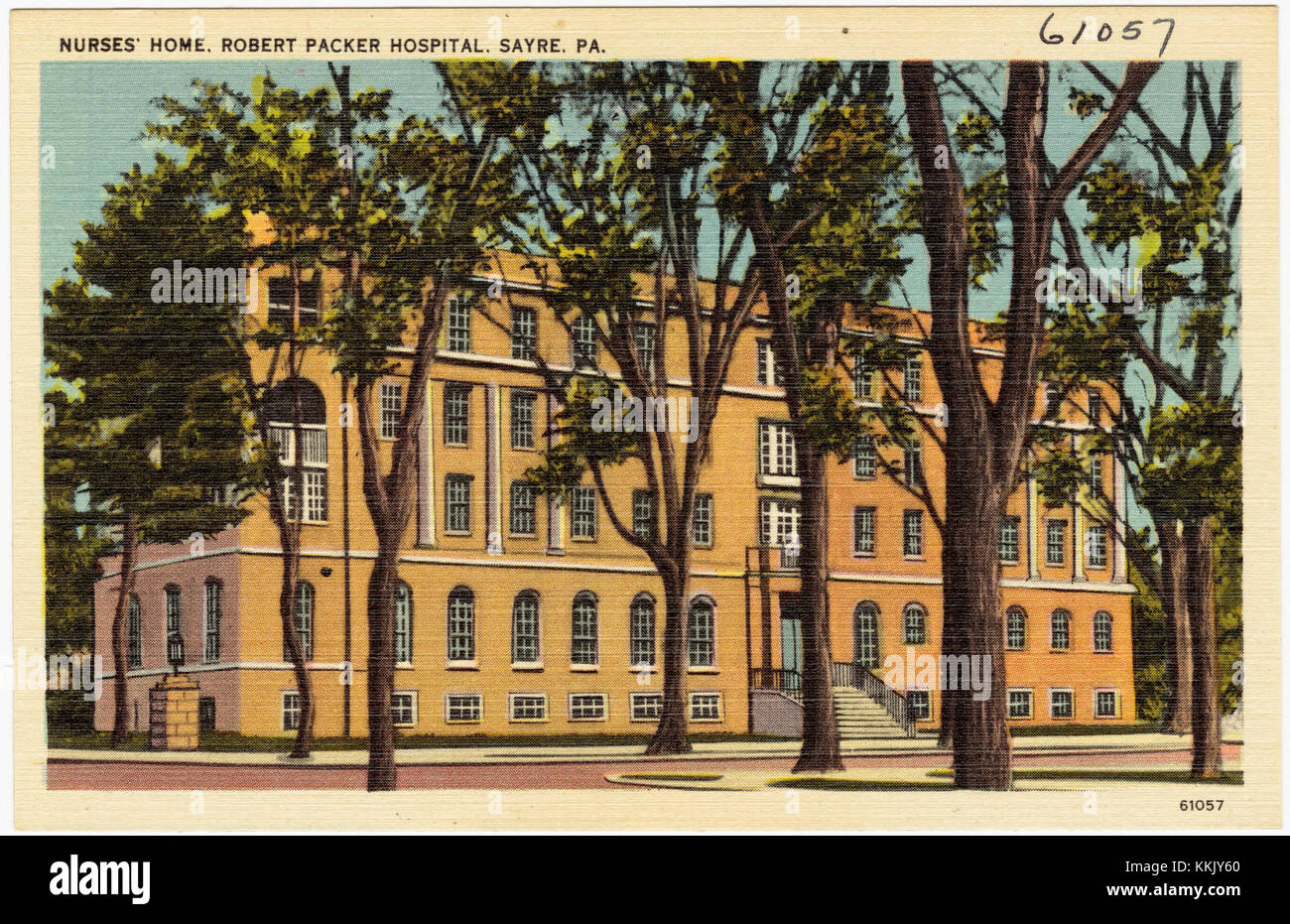 Nurses' Home, Robert Packer Hospital, Sayre, PA (61057 Stock Photo - Alamy