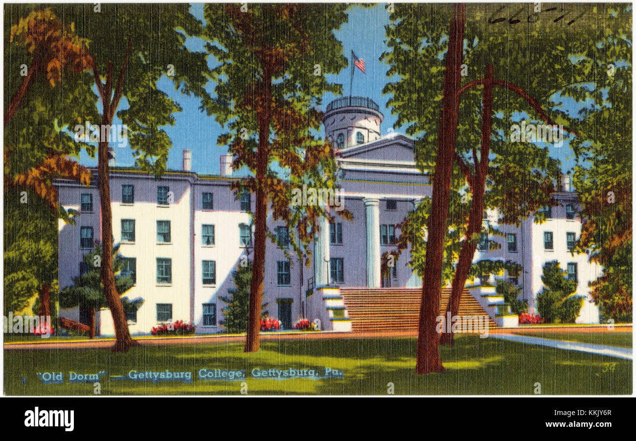 The Old Dorm at Gettysburg College in Pennsylvania is a historic ...