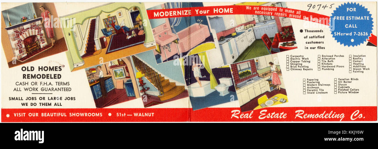 This advertisement highlights the offer by Real Estate Remodeling Co ...