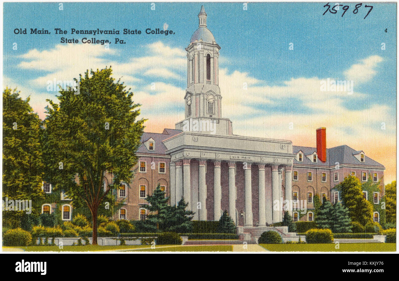 Old Main is a historic building at The Pennsylvania State College in ...