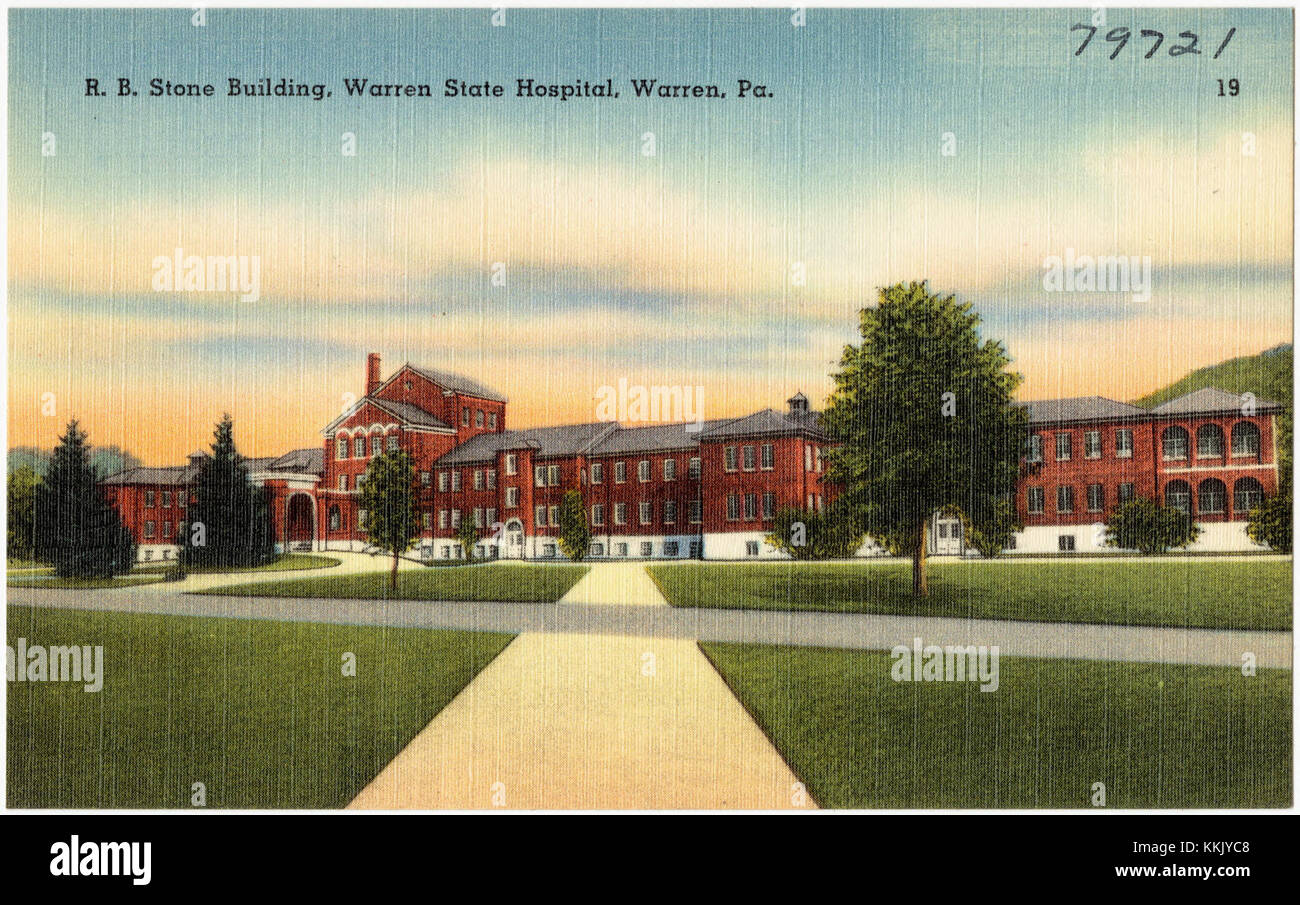 The R. B. Stone Building at Warren State Hospital in Pennsylvania is a ...