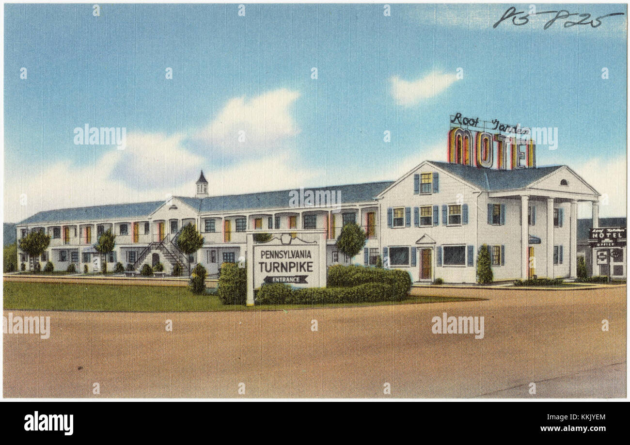 The Roof Garden Motel is a mid-20th-century establishment located in an ...