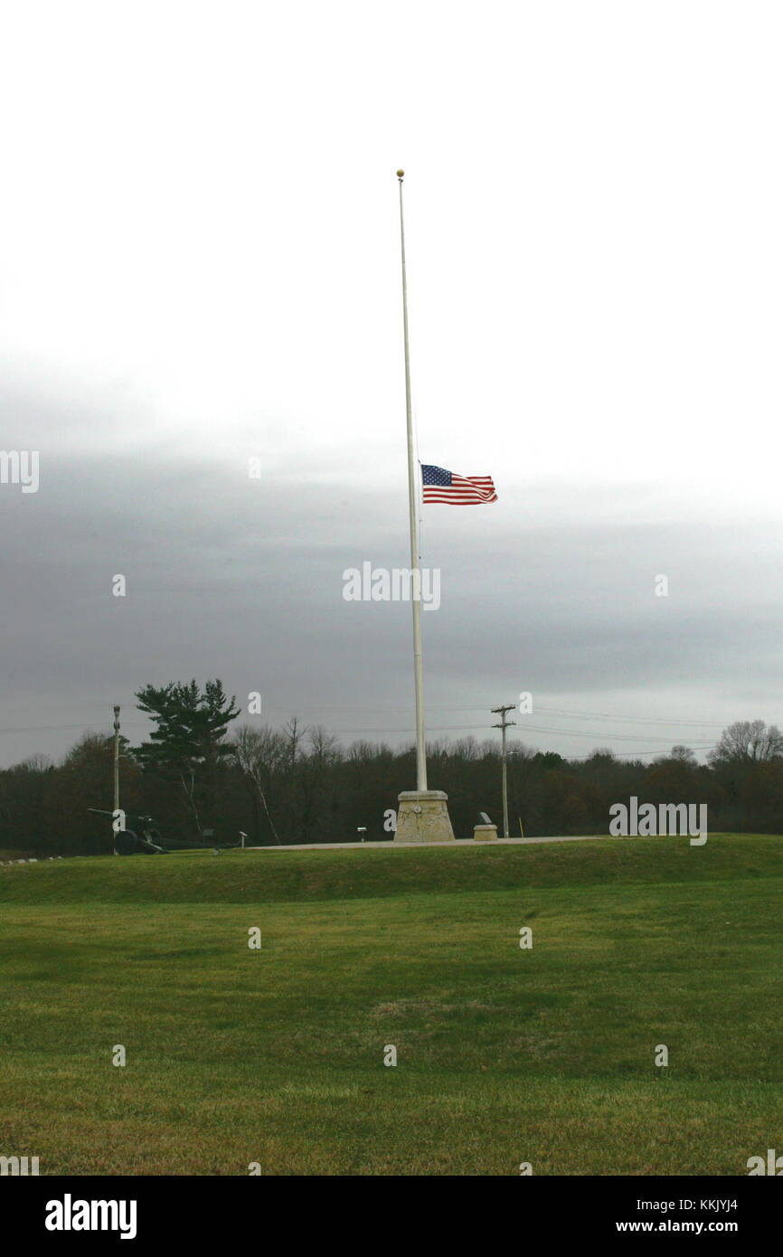U s flag fort mccoy garrison hi-res stock photography and images - Alamy