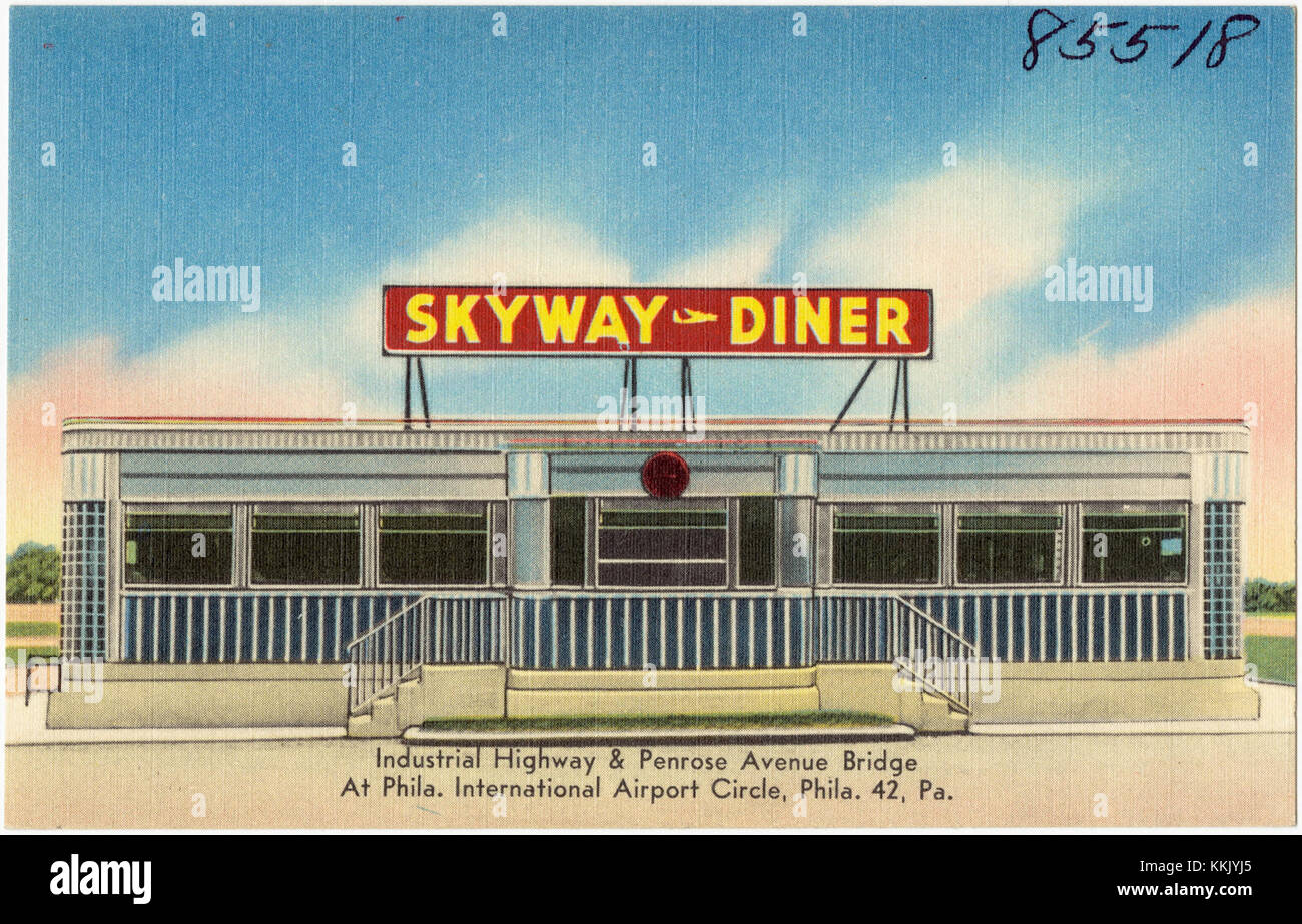 Skyway Diner, located at the intersection of Industrial Highway and ...