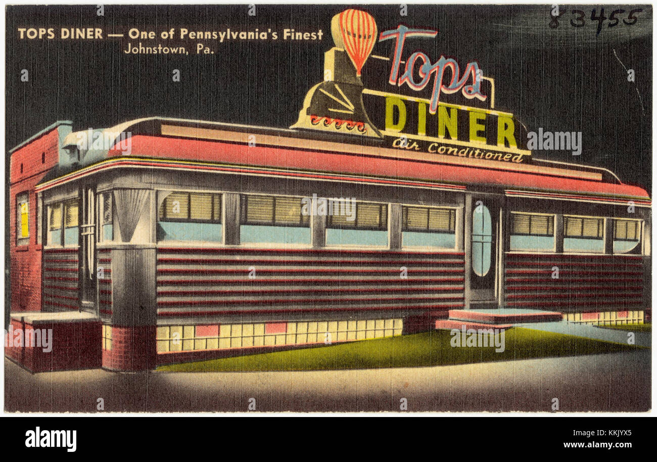 Tops Diner, located in Johnstown, Pennsylvania, is a renowned local ...
