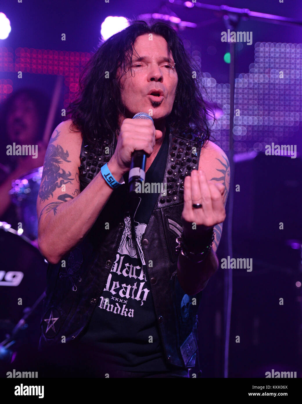 MIAMI, FL - MARCH 05: Jizzy Pearl of Quite Riot performs during the ...