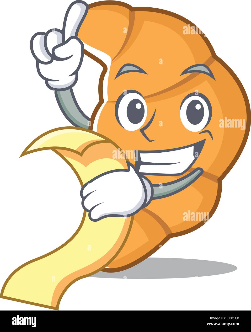 With menu croissant character cartoon style Stock Vector Image & Art ...