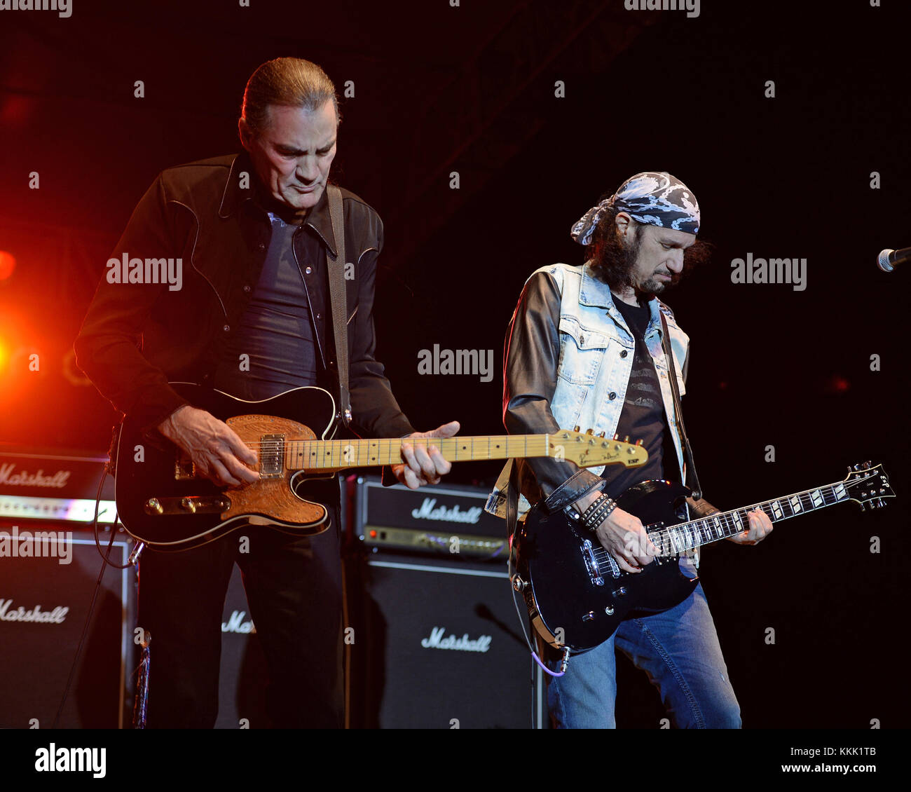 MIAMI , FL - DECEMBER 19: Mel Schacher, Max Carl, and Bruce Kulick of ...