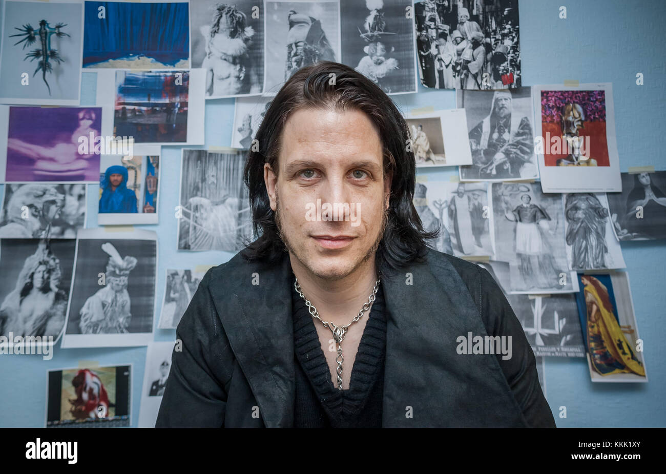 Fashion designer Todd Lynn in his London studio, UK Stock Photo - Alamy