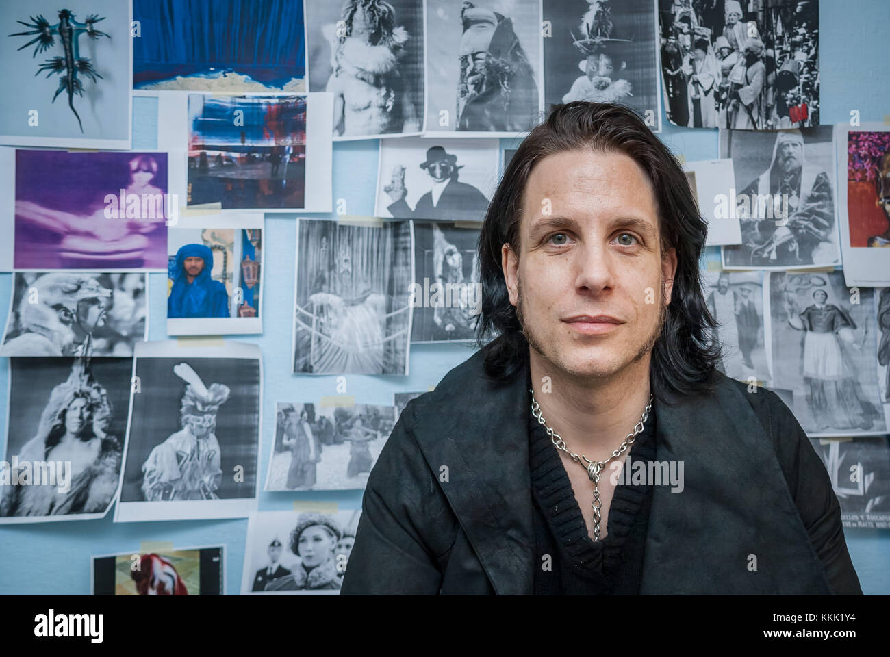 Fashion designer Todd Lynn in his London studio, UK Stock Photo - Alamy