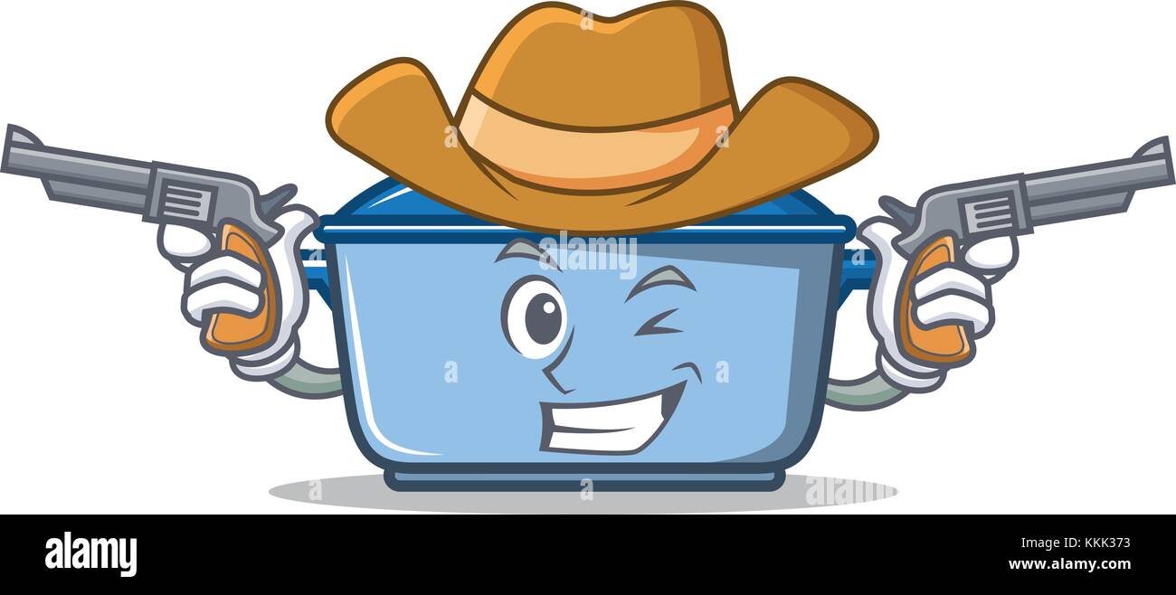 Cowboy kitchen character cartoon style Stock Vector Image & Art - Alamy
