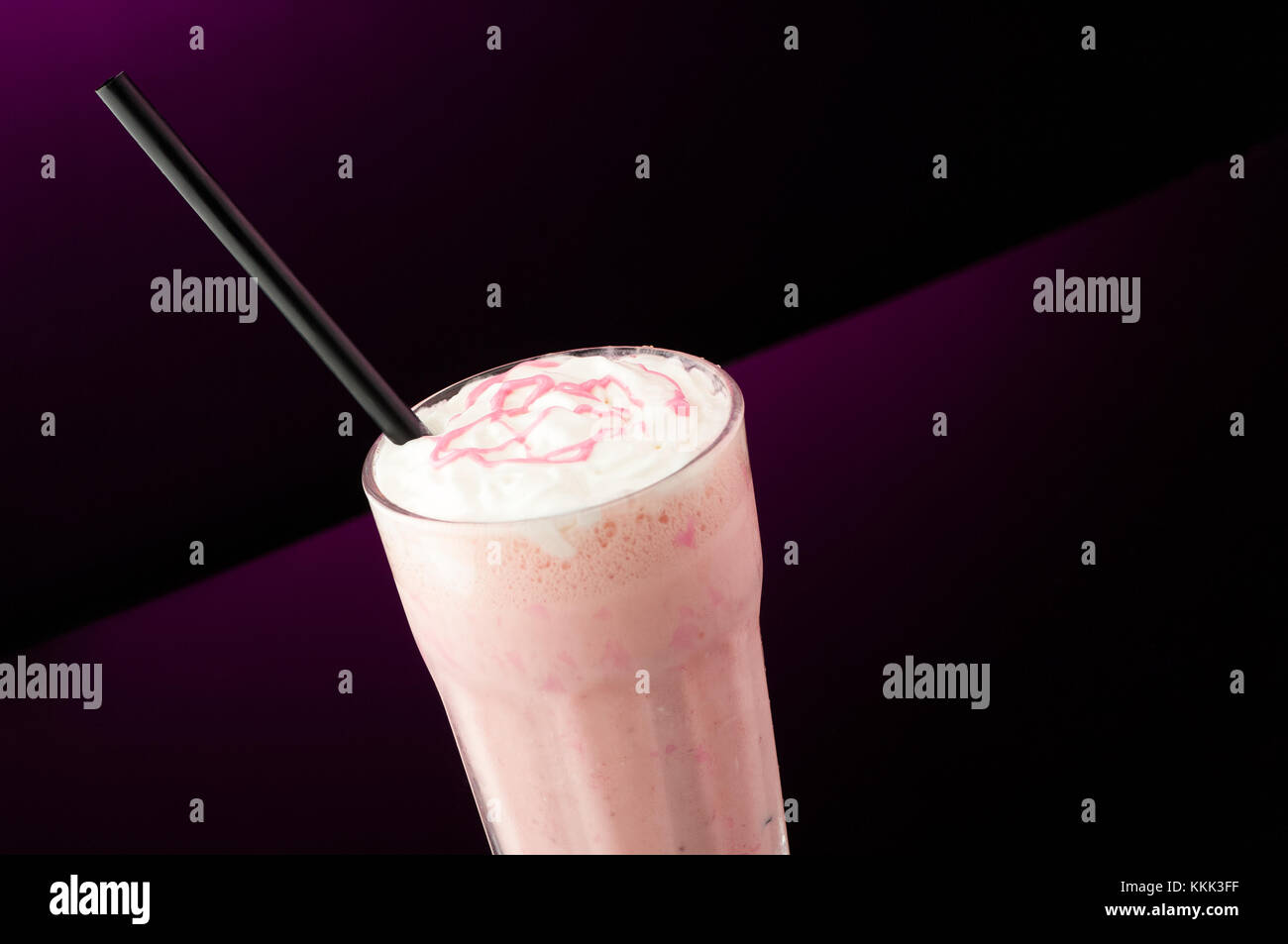 ice cold cocktail in a transparent glass Stock Photo - Alamy