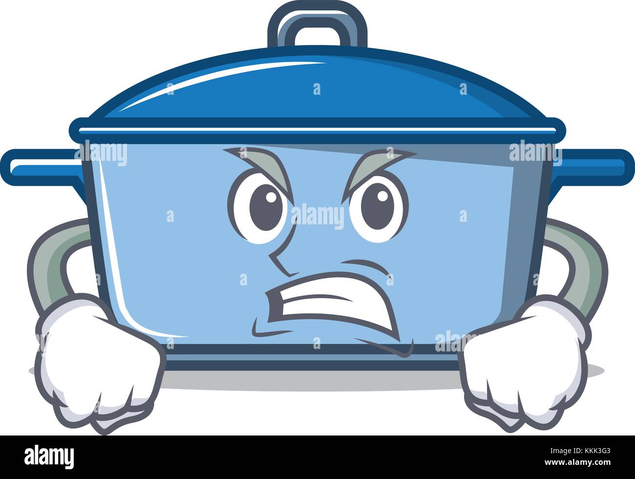 Angry kitchen character cartoon style Stock Vector Image & Art - Alamy