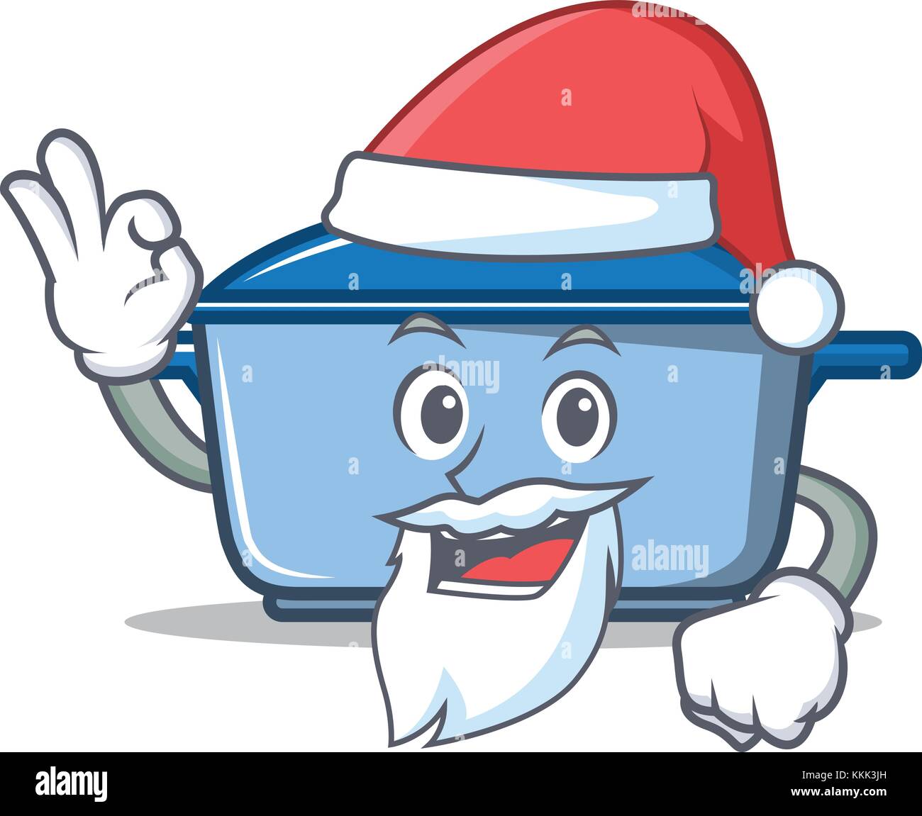 Santa kitchen character cartoon style Stock Vector Image & Art - Alamy