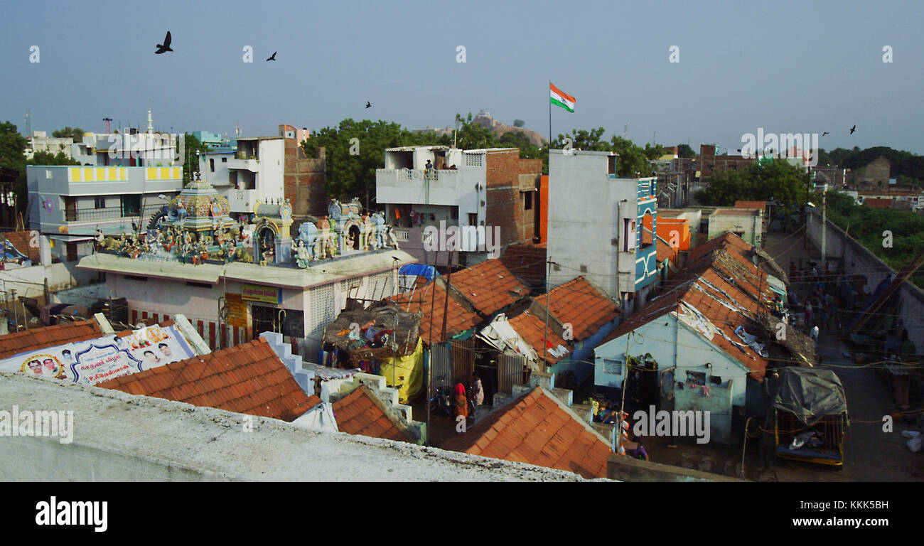 Beautiful view of village city, India Stock Photo - Alamy