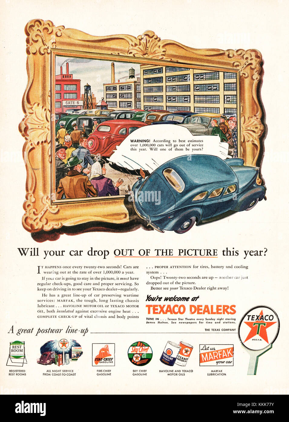 Texaco ad hi-res stock photography and images - Alamy