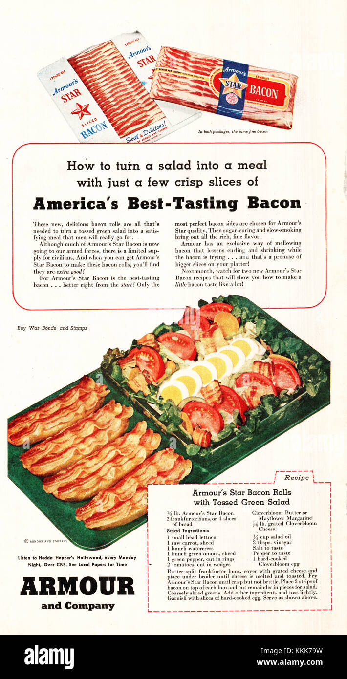 Armours star bacon hi-res stock photography and images - Alamy