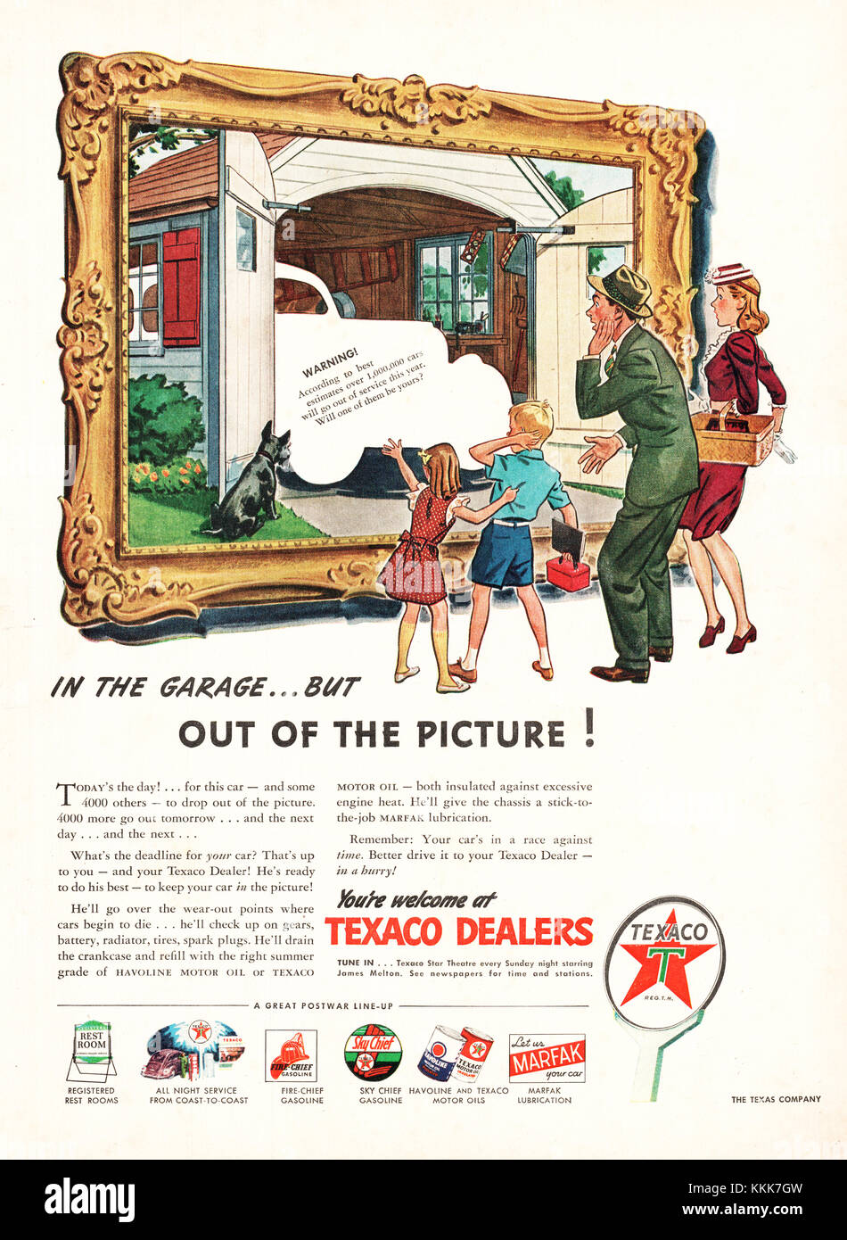 Texaco ad hi-res stock photography and images - Alamy
