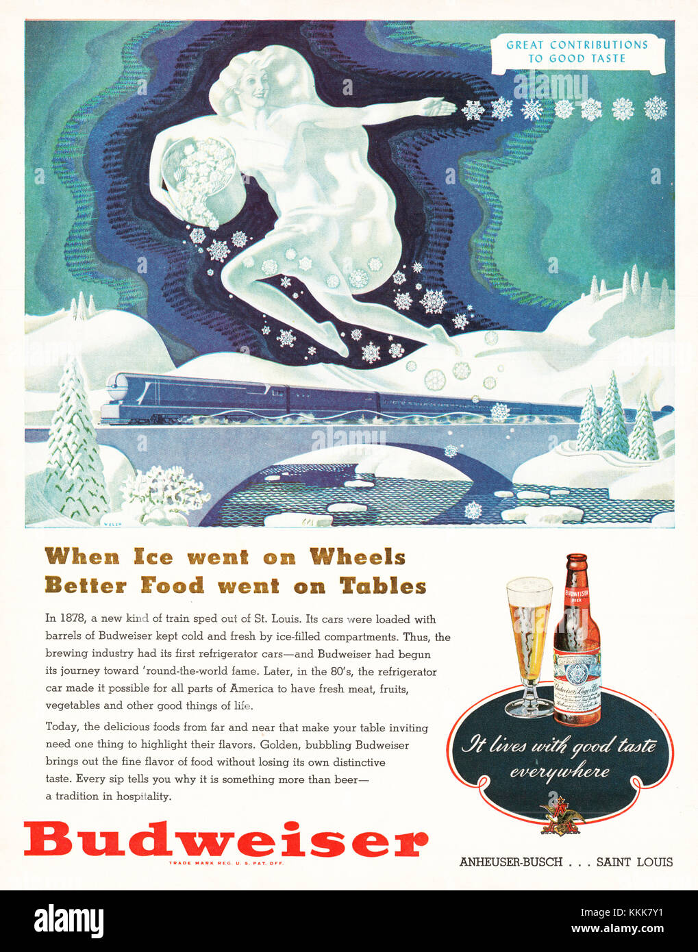 Budweiser beer advert hi-res stock photography and images - Alamy