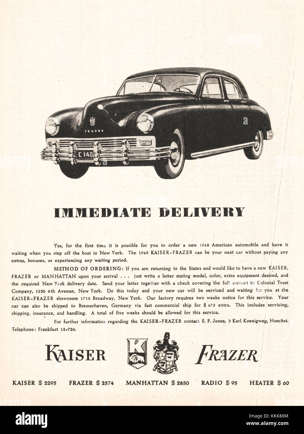 Kaiser frazer hi-res stock photography and images - Alamy