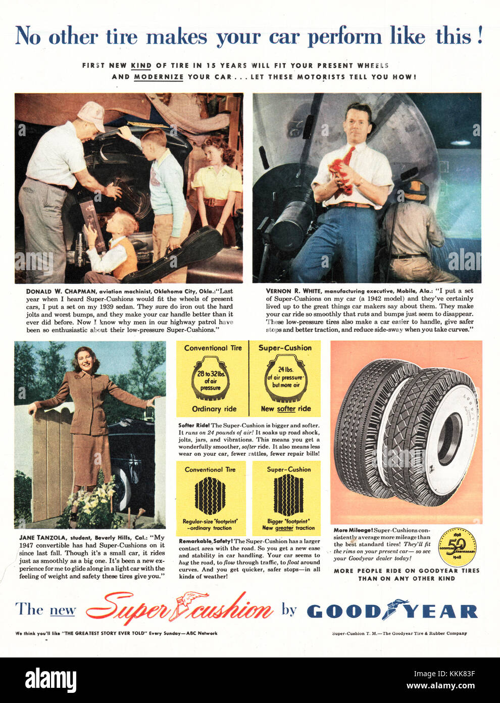 Goodyear ad hi-res stock photography and images - Alamy