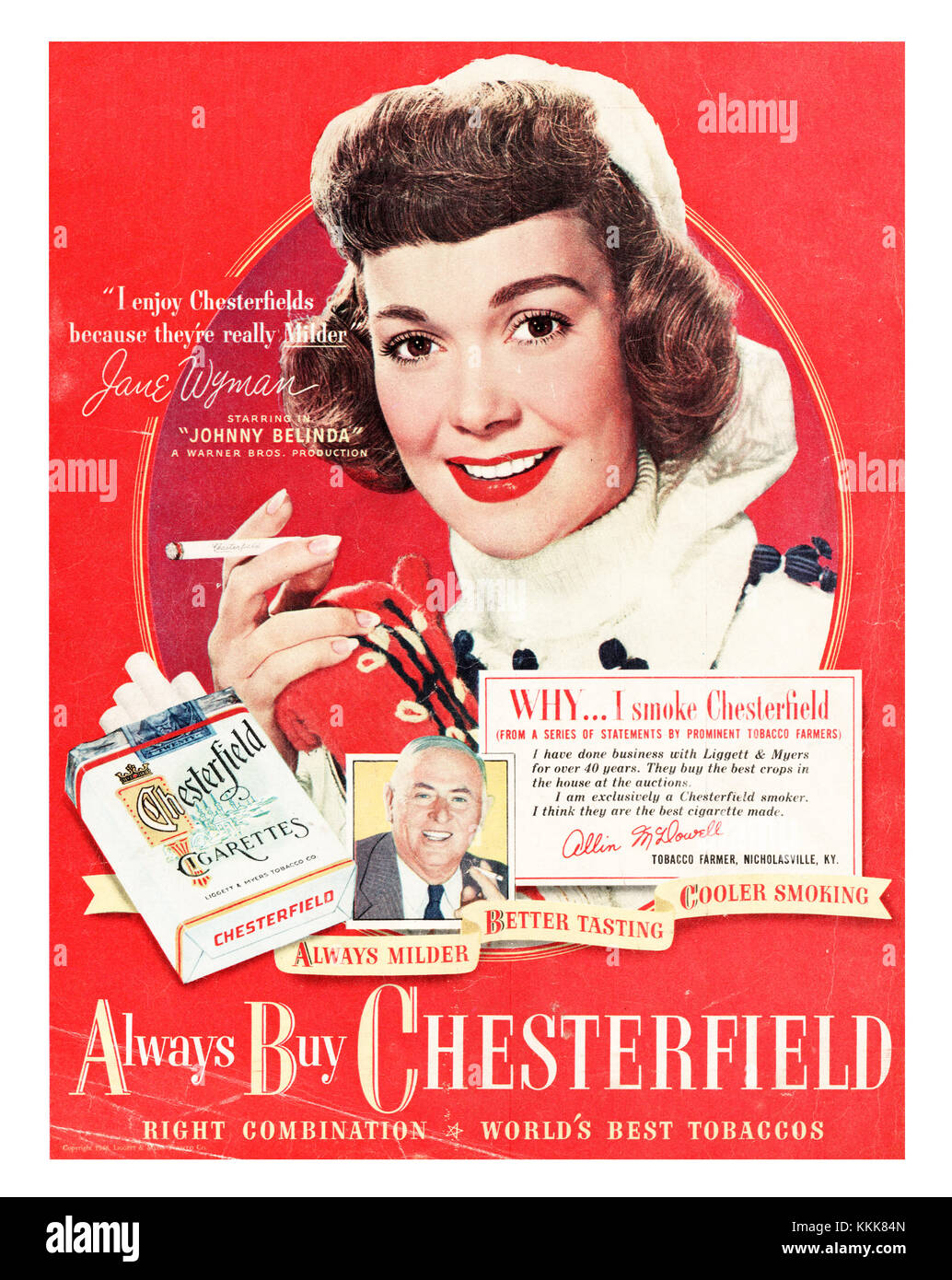Chesterfield ad hi-res stock photography and images - Alamy