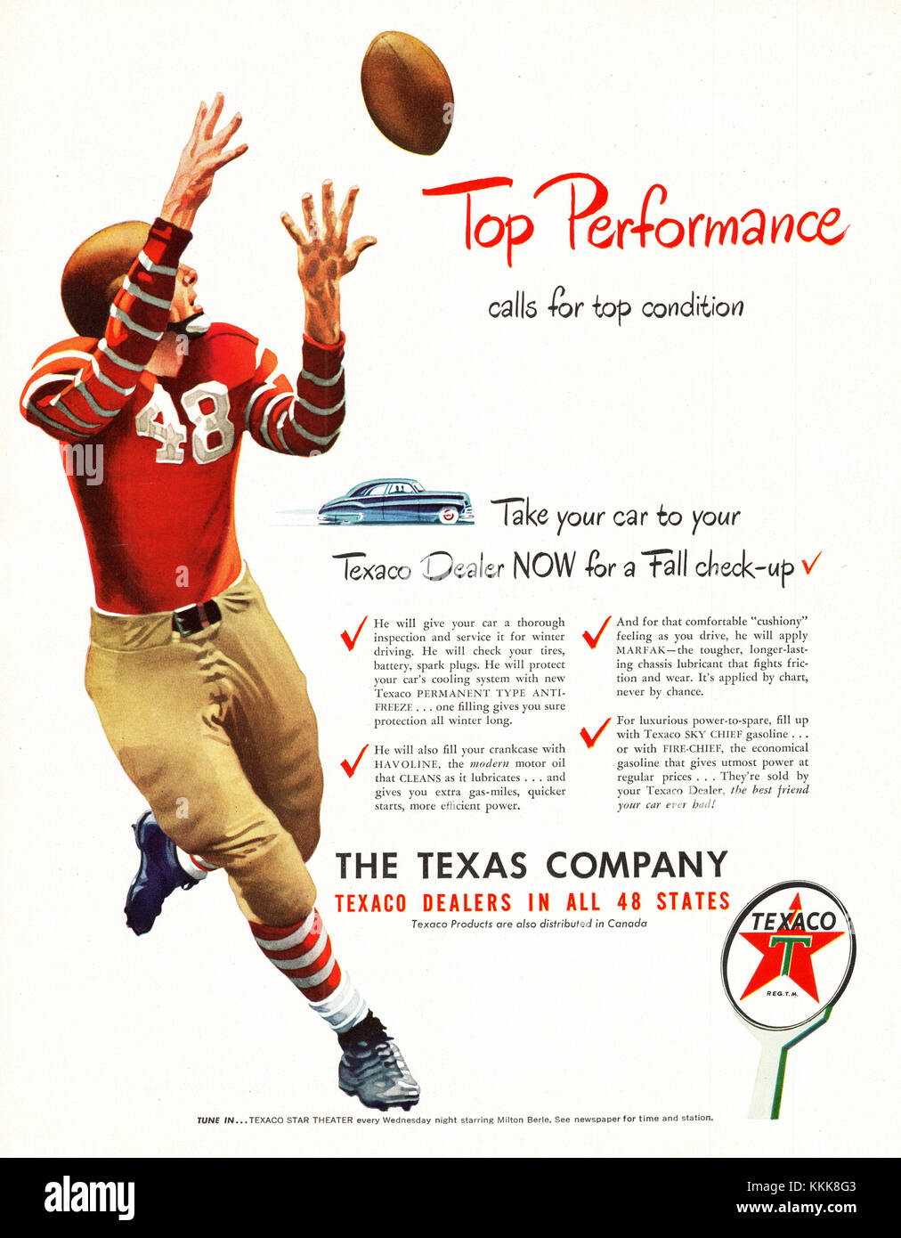 Texaco ad hi-res stock photography and images - Alamy