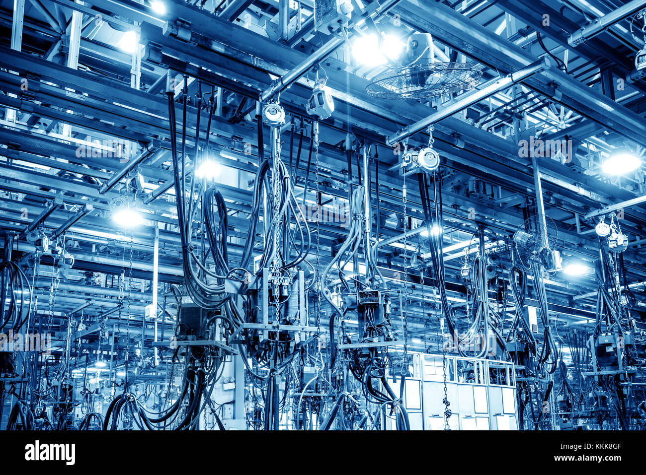 Automotive production lines, automation equipment, electrical lines ...