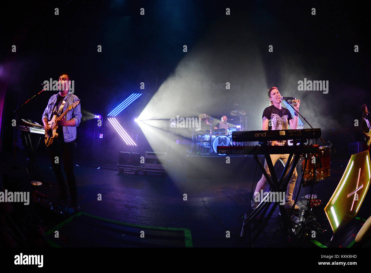 MIAMI BEACH, FL - OCTOBER 13 : Eli Maiman, Sean Waugaman, Nicholas ...