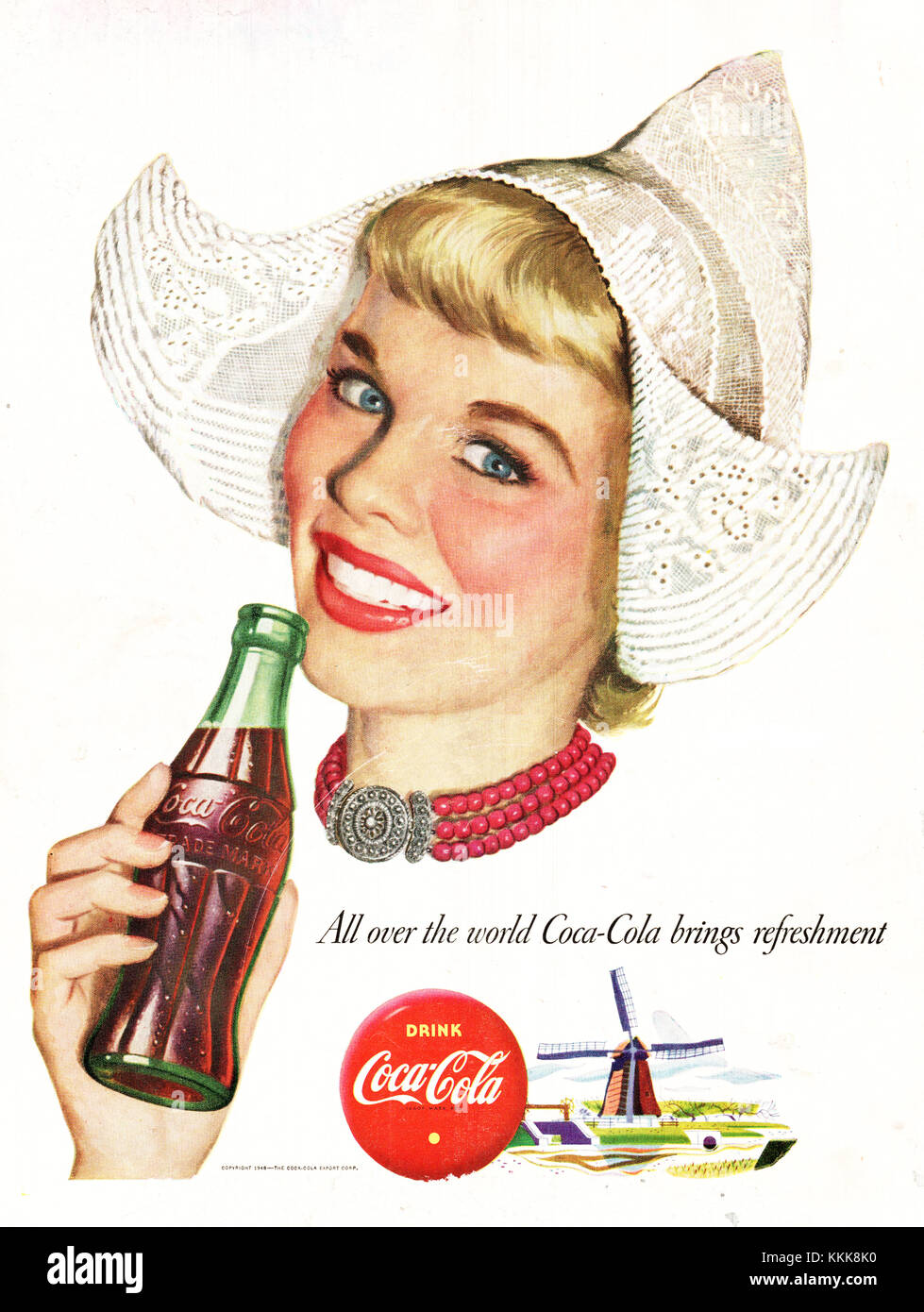 1948 U.S. Magazine Coca Cola Advert Stock Photo - Alamy