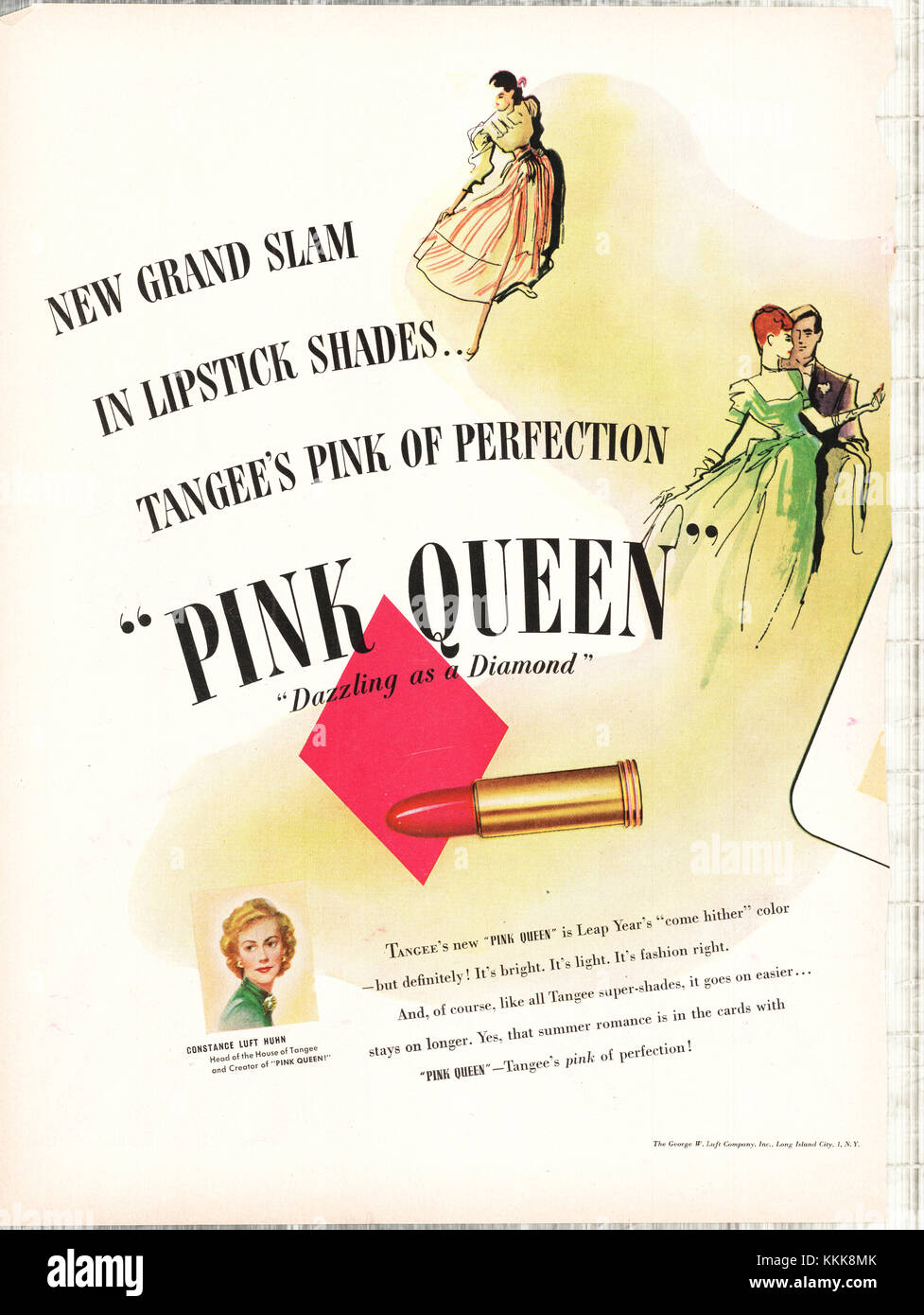 Magazine advert pink women hi-res stock photography and images - Alamy