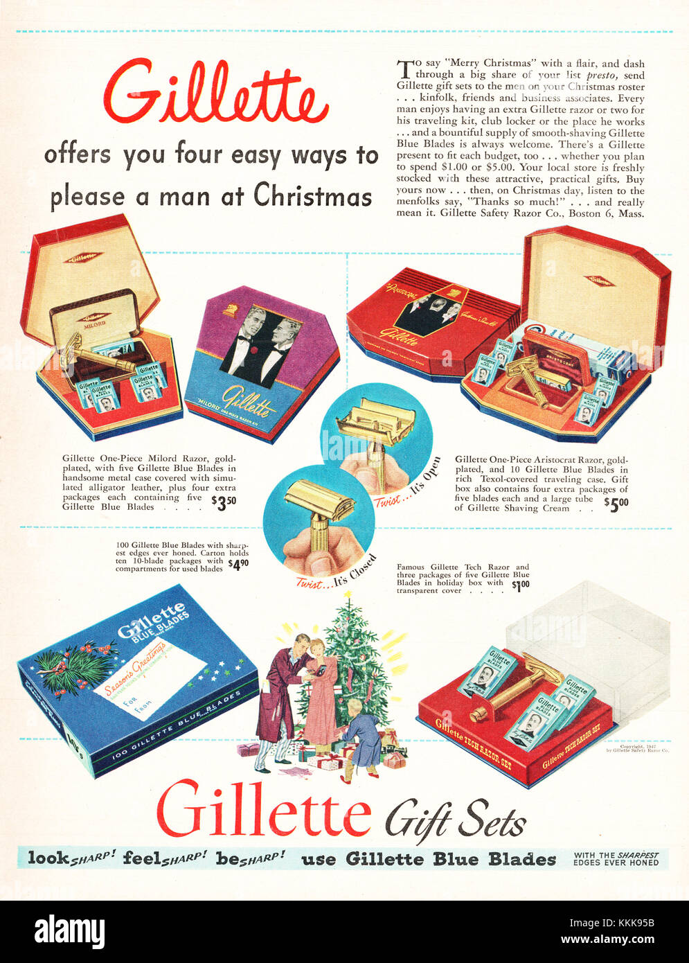 Gillette advert hi-res stock photography and images - Alamy