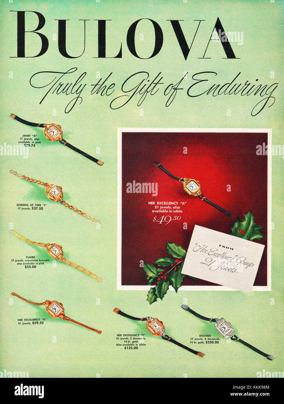 Bulova ad hi-res stock photography and images - Alamy