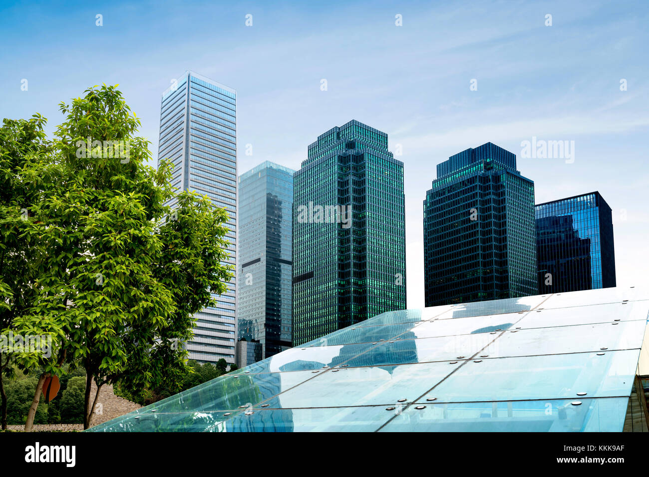 Intensive modern architecture, Chongqing, China cityscape Stock Photo ...