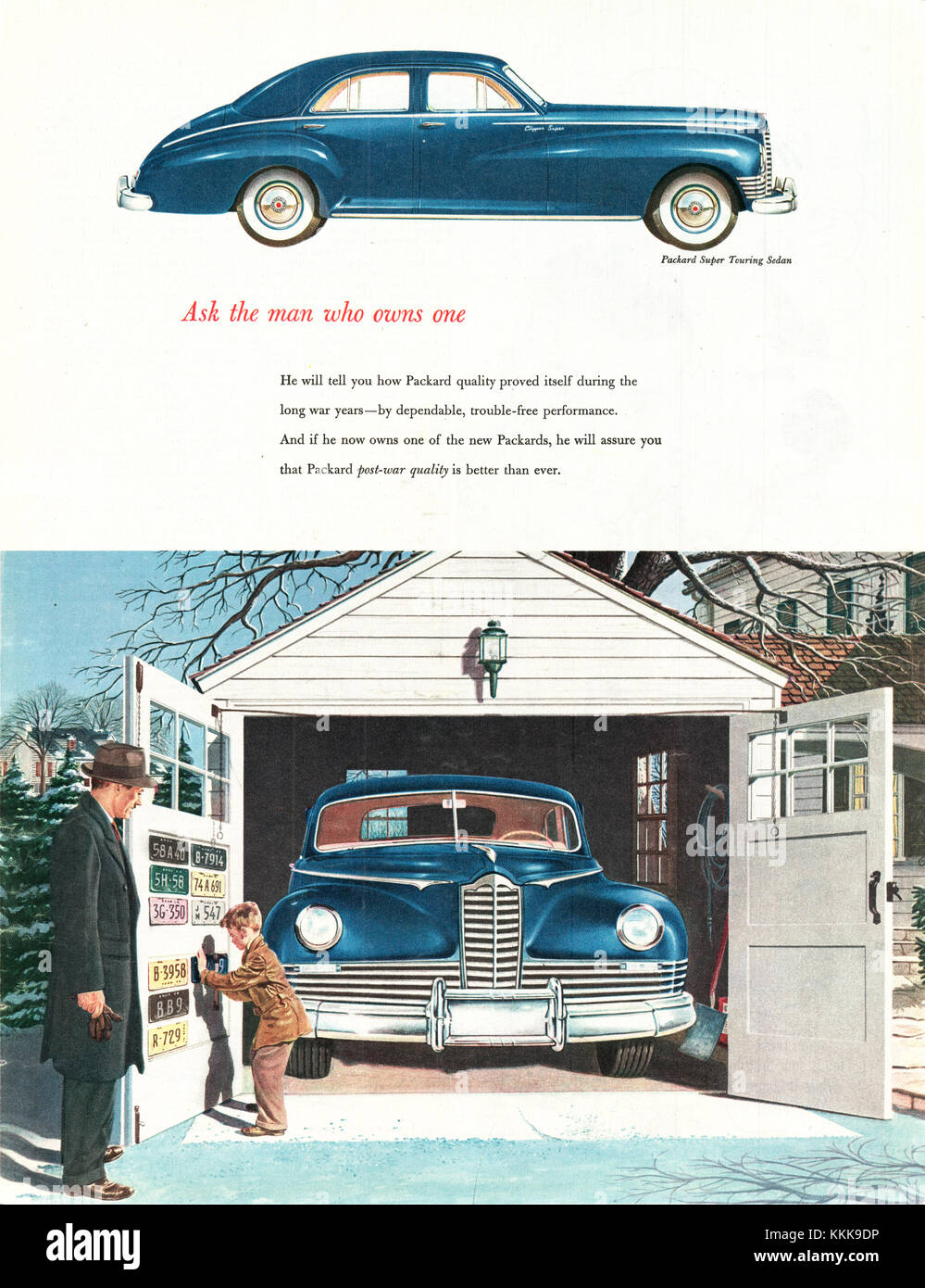 1947 U.S. Magazine Dodge Cars Advert Stock Photo - Alamy