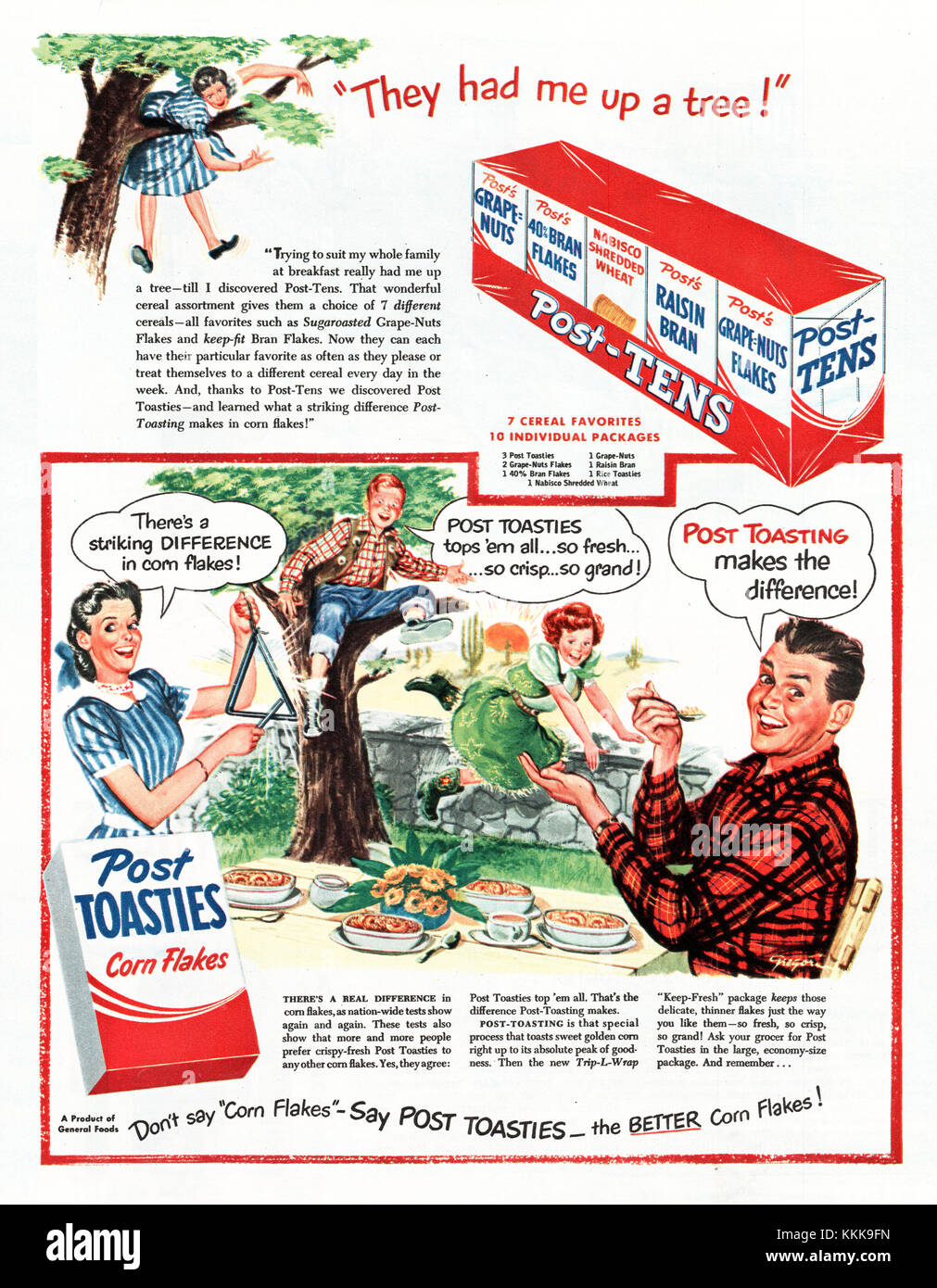 Post toasties ad hi-res stock photography and images - Alamy