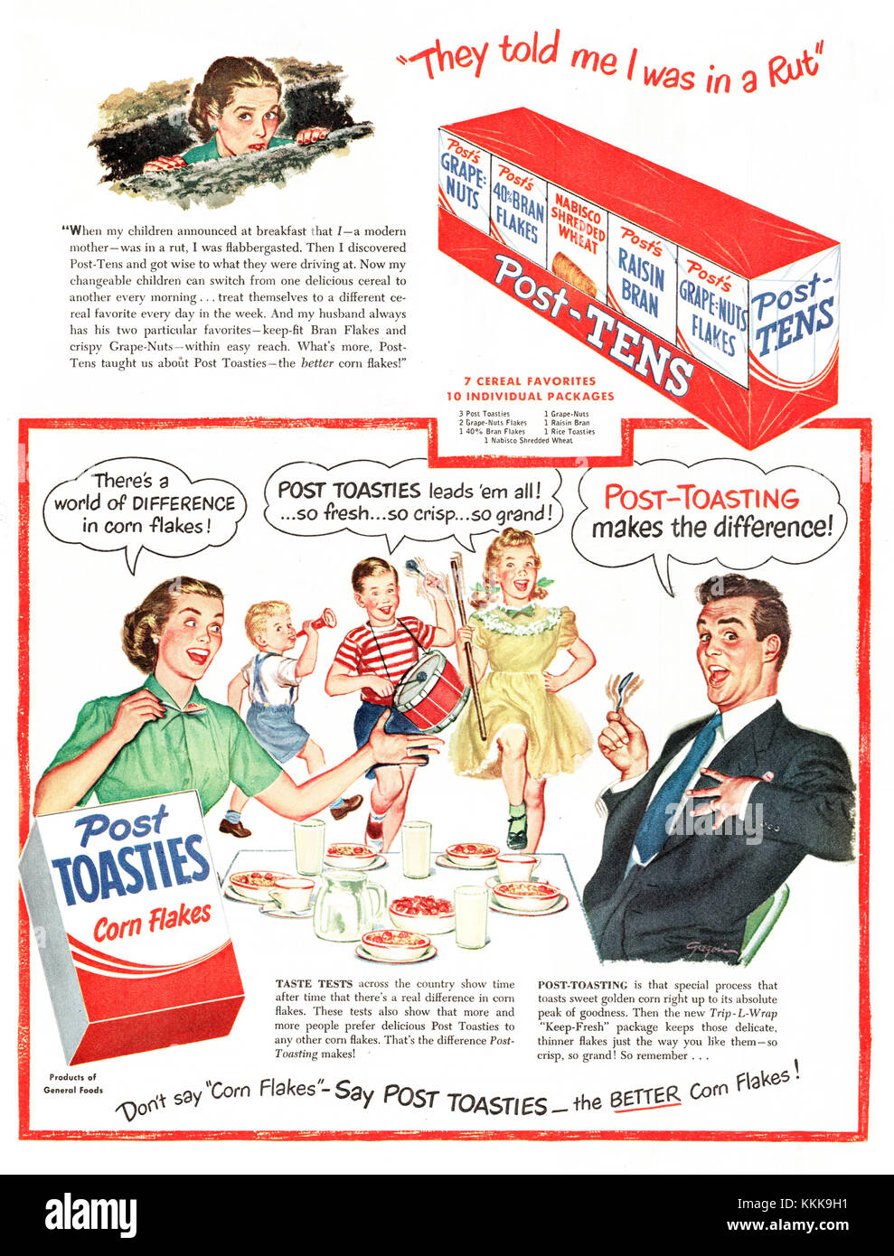 Post toasties ad hi-res stock photography and images - Alamy