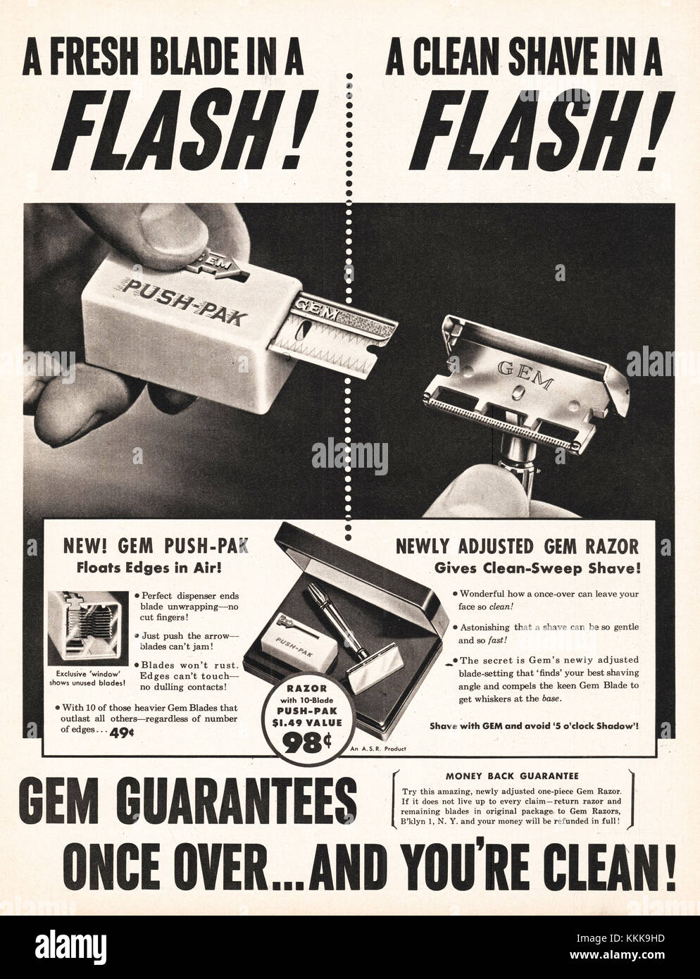 Gem razor blade hi-res stock photography and images - Alamy