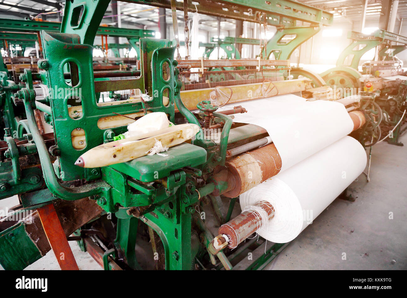 Old machine for spinning silk hi-res stock photography and images - Alamy