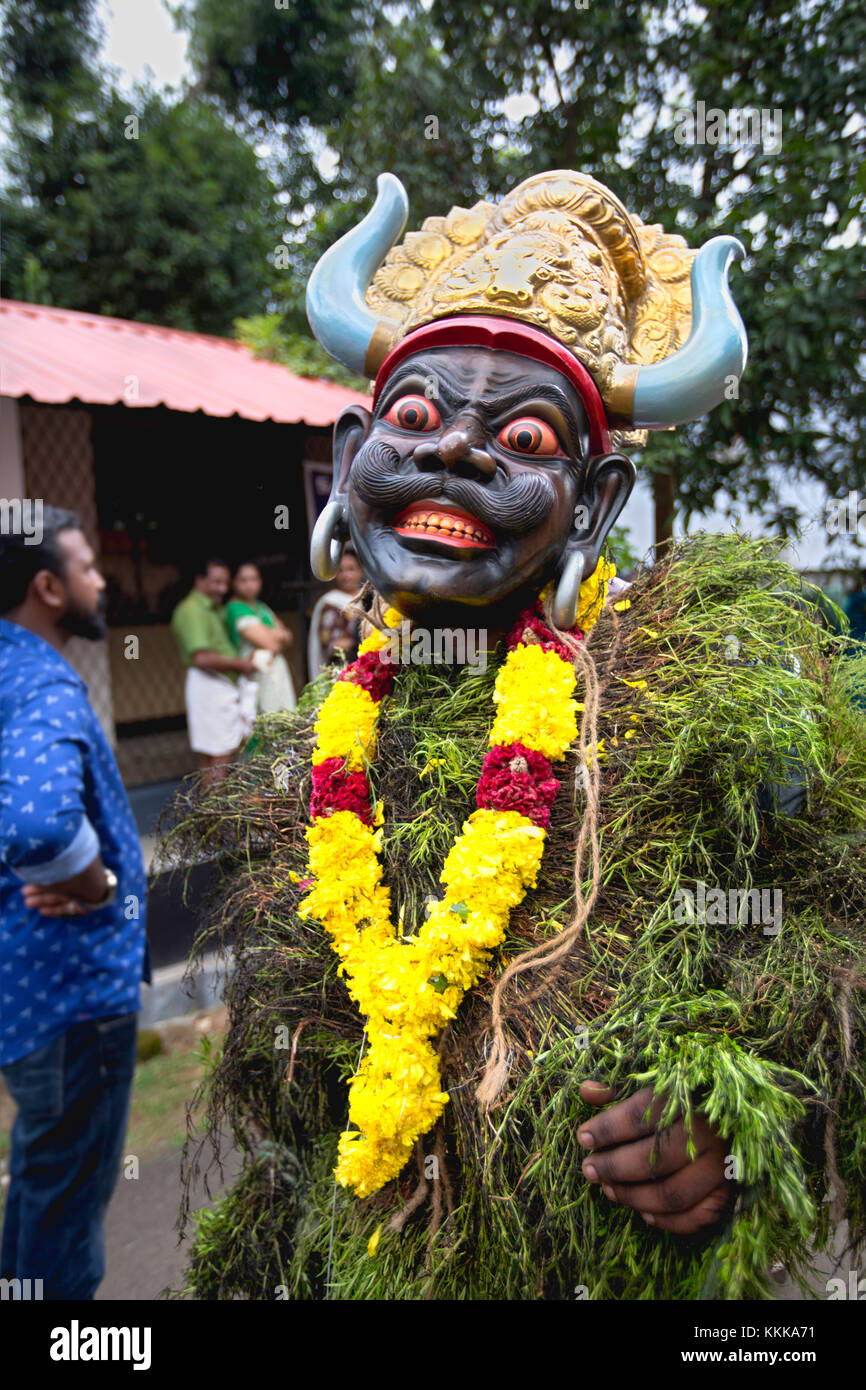 Kummatti masked dance hi-res stock photography and images - Alamy
