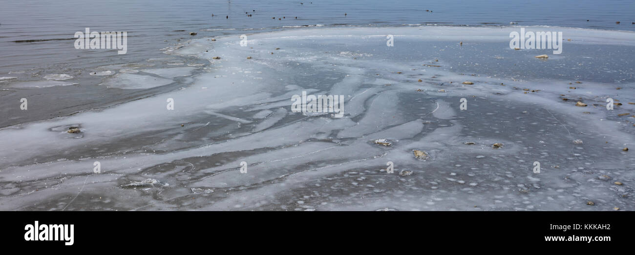 Frozen Lake Constance, Bavaria, Germany, Europe Stock Photo - Alamy