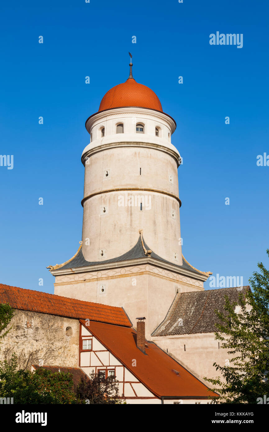 Germany, Bavaria, Romantic Road, Nordlingen, Lopsinger Gate Stock Photo ...