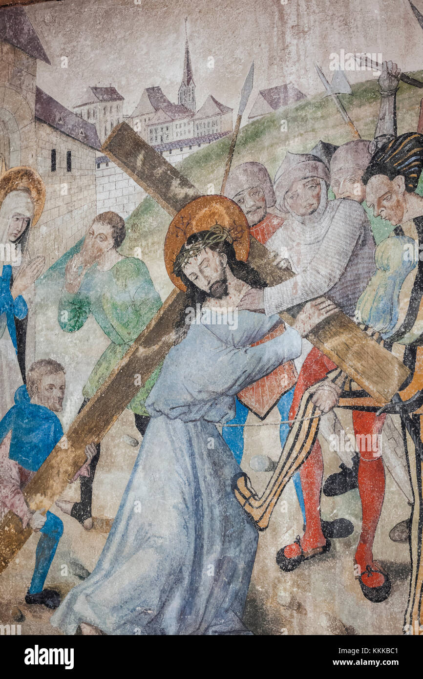 Germany, Rhineland-Palatinate, Oberwesel, St.Martin's Church, 16th ...