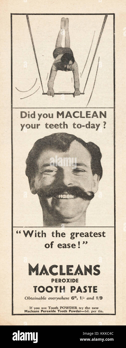 Macleans toothpaste hi-res stock photography and images - Alamy