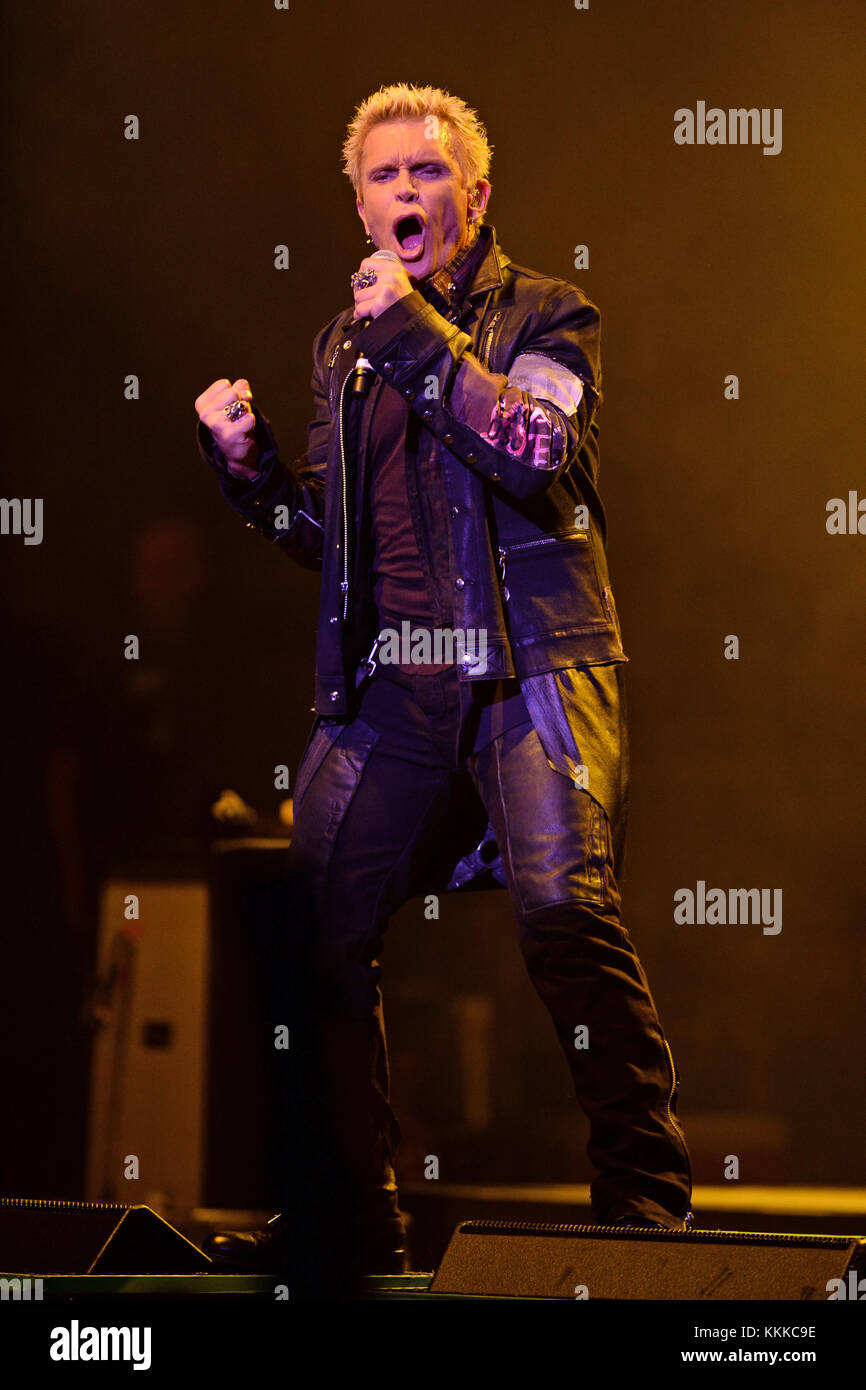 Billy idol band performs at hard rock live object hi-res stock ...