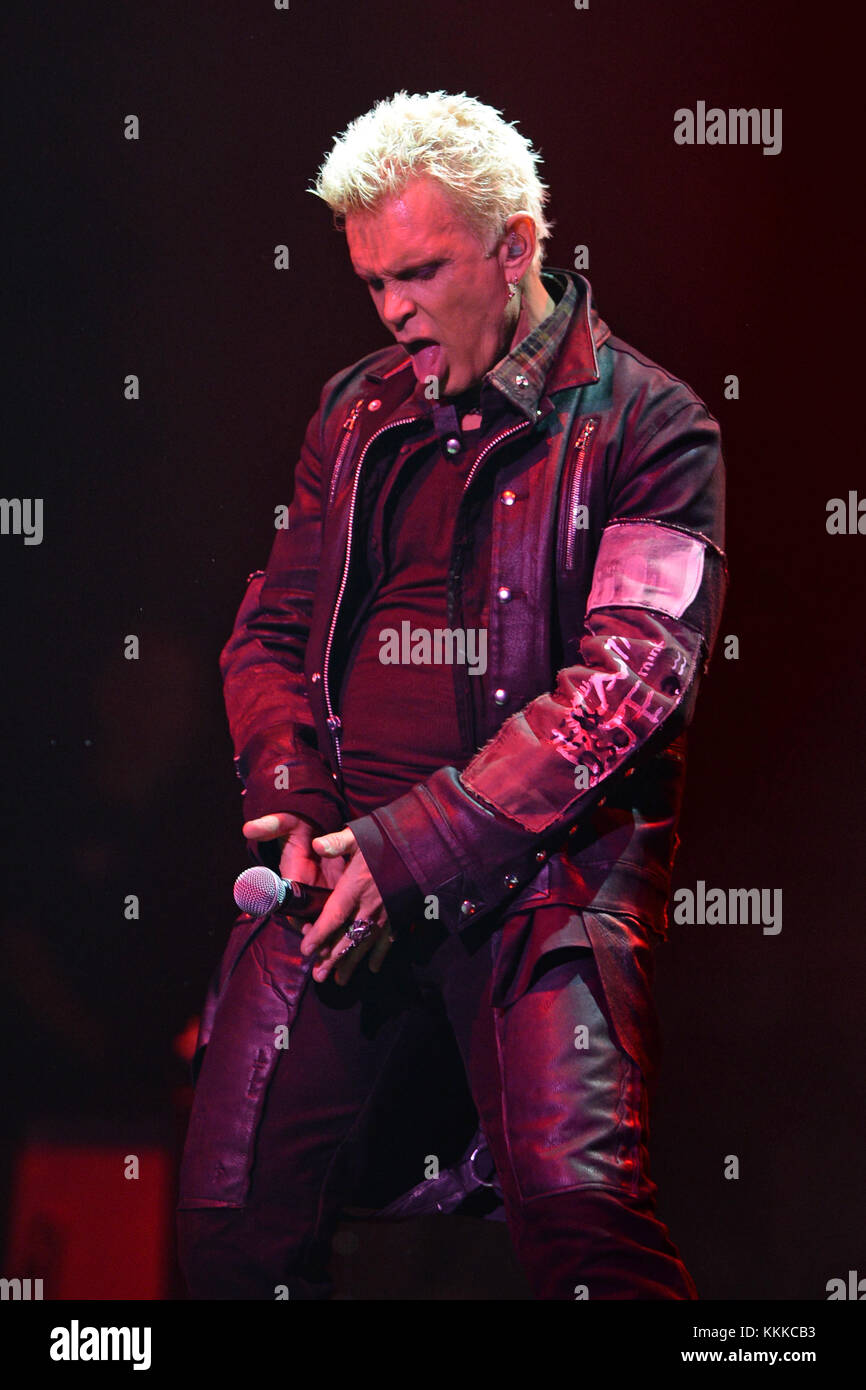Billy idol band performs at hard rock live object hi-res stock ...