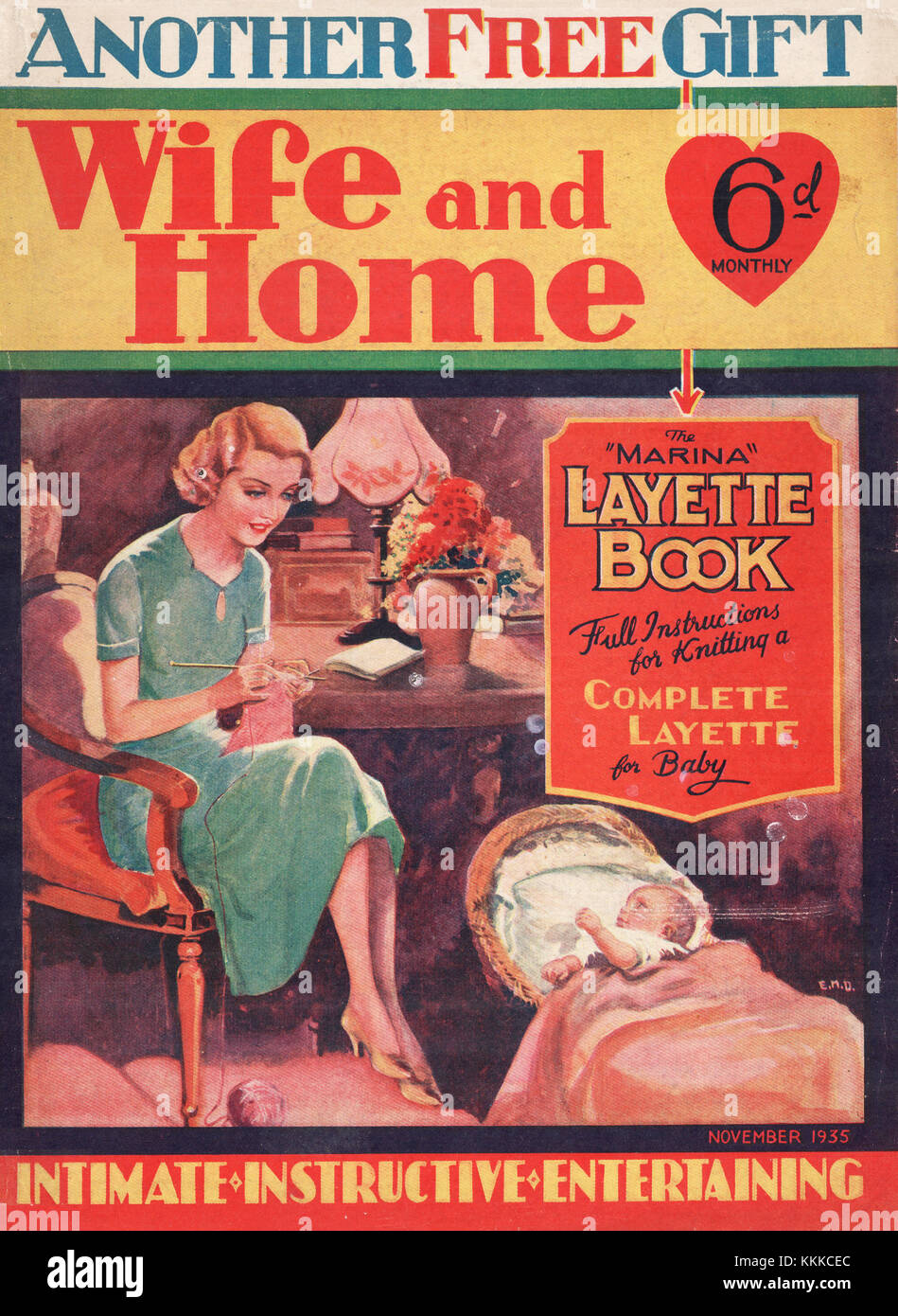 1935 Wife And Home Magazine Stock Photo - Alamy
